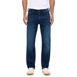 Mustang Herren Straight-Jeans "Tramper Straigt", blau, Gr. 38, Denim/Jeans, Obermaterial: 99% Baumwolle, 1% Elasthan, Jeans