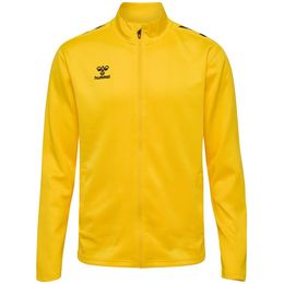 Hummel Athletic Zip-Up Hoodie male Yellow size XXXL