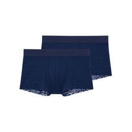 HOM Boxer shorts 'Free cut lace' male Blue size XL