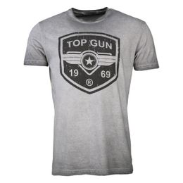 Top Gun Damen T-Shirt "Powerful TG20191043", grau, Gr. S, Obermaterial: 100% Baumwolle, Shirts