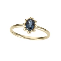 Firetti Damen Goldring "Schmuck Geschenk Gold 333 Damenring Goldring Edelstein Farbstein", 17, Gelbgold 333, 9mm, gold, Gelbgold 333, Fingerringe,