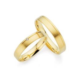 Phoenix PH&Ouml;NIX Damen Trauring "Schmuck Geschenk Gold 333 Trauring Ehering LIEBE versch. Varianten", 59, ohne Brillant, Gelbgold 333, 4mm, gold, Gelbgold 333,