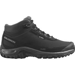Salomon Herren Winterstiefel "SHELTER WP", Gr. 48schwarz, asphalt, castlerock, Synthetik, Textil, Schuhe, Winterschuhe, Winterboots, Snowboots,