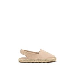 Marc O'Polo MARC O'POLO Damen Espadrille "aus Suede-Ziegenleder", Gr. 38, beige, Obermaterial: 100% Leder (Ziege), unifarben, Schuhe