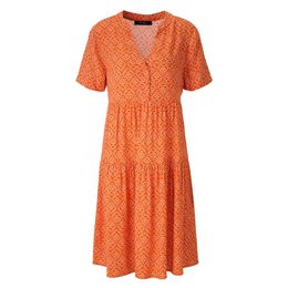 Aniston Casual Summer Dress female Orange size 40
