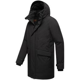STONE HARBOUR Herren Wintermantel "Emriis XX"schwarz, Basic, Gr. L, Obermaterial: 100% Polyester. Innenfutter: 100% Polyester. Wattierung: 100%