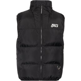 Southpole Herren Steppweste "Southpole Herren PM233-017-1 SP Bubble Vest 1.0"schwarz, Gr. M, 100% Polyester, Westen