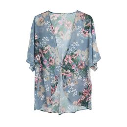 Meetwee Kimono 'Cover Up Top' female Blue size M