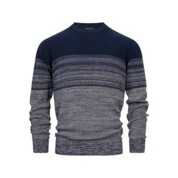 INDICODE Jeans Sweater 'League' male Blue, Grey size M