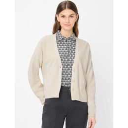 Brax Damen Strickjacke Style ANIQUE dark ecru, hellbeige, Gr. 40