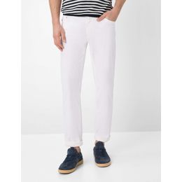 Brax Herren Five-Pocket-Hose Style COOPER WHITE, wei&szlig;, Gr. 35/34