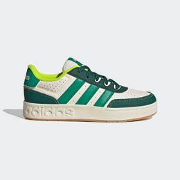 M&auml;dchen Sneaker "BREAKBASE KIDS", adidas Sportswear, Gr. 38,5, wei&szlig;, Synthetik, Textil, Schuhe, f&uuml;r Kinder & Jugendliche