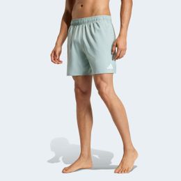 Badeshorts adidas Performance "ESS SH 5IN", Herren, Gr. L, N-Gr, wonder sage, wei&szlig;, Obermaterial: 100% Polyester, Badehosen Badeshorts