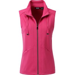 DEPROC Active Damen Funktionsweste "NIGEL PEAK III VEST", lila, Gr. 40, Web, 96% Polyester. 4% Elasthan, Westen, auch in Gro&szlig;en Gr&ouml;&szlig;en erh&auml;ltlich