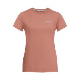 Jack Wolfskin Damen T-Shirt "PRELIGHT TRAIL T W", braun, Gr. S, 1. OBERSTOFF: 100% POLYESTER. Futter: 87% POLYESTER, 13% ELASTHAN, Shirts