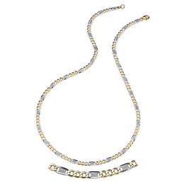 Firetti Damen Goldkette "Schmuck Geschenk Gold 333 Halskette Fantasiekette", 50, Gelbgold 333, B: 3,8mm, gold, Gelbgold 333, B:3,8mm, Halsketten,