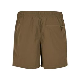 Badeshorts Brandit "Brandit Swimshort Basic", Herren, Gr. L, US-Gr&ouml;&szlig;en, olive, 100% Nylon, Badehosen Badeshorts
