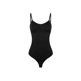 Damen Shaping-Bodyschwarz, Gr. XL, MAGIC BODYFASHION, Obermaterial: 92% Polyamid, 8% Elasthan, Bodys, Shaping-Effekt, eng, basic, bequem, elastisch