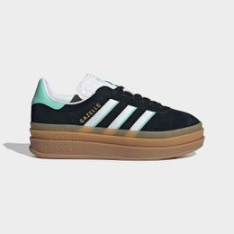 M&auml;dchen Plateausneaker "GAZELLE BOLD", adidas originals, Gr. 35,5, schwarz, Leder, Synthetik, Schuhe, f&uuml;r Kinder & Jugendliche
