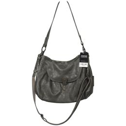 Aunts & Uncles Aunts & Uncles Handtasche gross Leder Damen Gr&ouml;&szlig;e One Size Second Hand grau