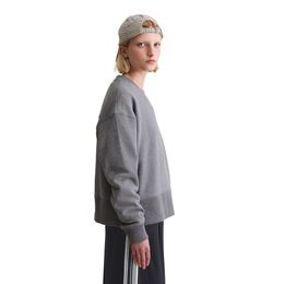 Marc O'Polo Damen Sweatshirt "aus Organic Cotton-Mix", grau, Gr. XS, MARC O'POLO DENIM, unifarben, Obermaterial: 90% Baumwolle, 10% Polyester, Sweatshirts