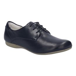 Josef Seibel Damen Schn&uuml;rschuh "Fiona 84", Gr. 44schwarz, Leder, Schuhe, Businessschuh, Halbschuh mit Ziern&auml;hten, in Weite G (=weit)