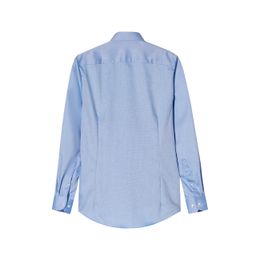 OLYMP Herren Businesshemd "OLYMP Level Five, Body Fit, Under-Button-down"blau, Gr. 37, 97% Baumwolle, 3% Elastolefin, Hemden