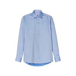 OLYMP Herren Businesshemd "OLYMP Level Five, Body Fit, Under-Button-down"blau, Gr. 46, 97% Baumwolle, 3% Elastolefin, Hemden