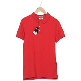 Tommy Jeans Poloshirt Damen Gr&ouml;&szlig;e L Second Hand rot