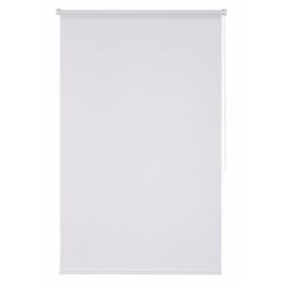Seitenzugrollo K-home, B:40cm H:150cm, wei&szlig;, Polyester, Rollos, "Klemmfix-Rollo", 1 St&uuml;ck