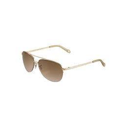 Fossil Sonnenbrille Damen Gr&ouml;&szlig;e One Size Second Hand gold