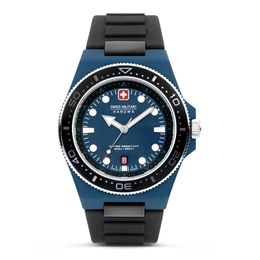 SWISS MILITARY HANOWA Uhr 'Ocean Pioneer' Herren Gr&ouml;&szlig;e One Size blau / rot / schwarz / wei&szlig;