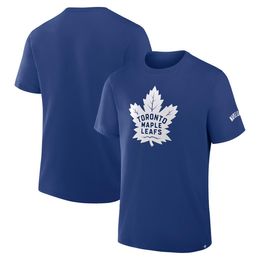 Fanatics Damen T-Shirt "Fanatics T-Shirt Toronto Maple Leafs Hat Trick Tee"blau, Gr. M, 100% Baumwolle, Shirts