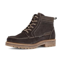 Pius Gabor Herren Schn&uuml;rboots, Gr. 10mokka, Nubukleder, Schuhe, Herbstboots, Outdoorschuh mit Innenrei&szlig;verschluss, G-Weite