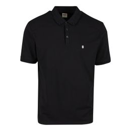 883POLICE Herren Poloshirt "883 Police NEPTUNES POLOS"schwarz, Gr. S, bedruckt, 50% Baumwolle, 45% Modal, 5% Elasthan, Shirts