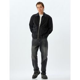 KOTON Jeans male Black size 33