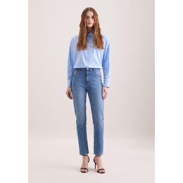 Seidensticker Damen 5-Pocket-Jeansblau, Gr. 38, unifarben, 99% Baumwolle, 1% Elasthan, Jeans