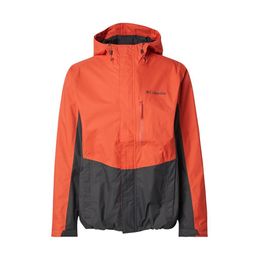 Columbia Outdoorjacke 'Pouring Adventure' Herren Gr&ouml;&szlig;e S dunkelgrau / orange