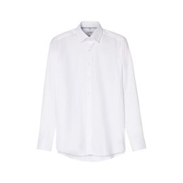 OLYMP Herren Businesshemd "OLYMP Level Five, Body Fit, Under-Button-down"wei&szlig;, Gr. 46, 97% Baumwolle, 3% Elastolefin, Hemden
