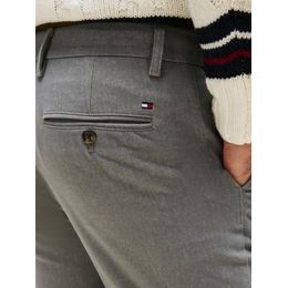 Tommy Hilfiger Herren Chinohose "BLEECKER BRUSHED MARL"hydrogen grau, Gr. 38, meliert, Web, Obermaterial: 50% Baumwolle, 31% Polyester, 16% Viskose,