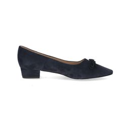 Peter Kaiser Damen Pumps "Peter Kaiser Pumps Veloursleder", Gr. 38, blau, Veloursleder, Schuhe