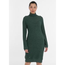 Ragwear Damen Strickkleid "PEONA"pine gr&uuml;n, Gr. XXL, unifarben, Feinstrick, Obermaterial: 75% Viskose, 22% Polyester, 3% Elasthan, Kleider,