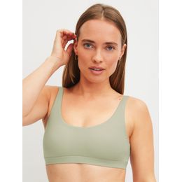 Calida Damen Bustier "Natural Skin", Gr. Stea gr&uuml;n, Interlock, Obermaterial: 83% Modal (TENCEL ), 17% Elasthan, BHs, temperaturausgleichend,