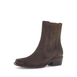 Gabor Damen Chelseaboots "Chelsea Boot Rauleder", Gr. 36braun, Schuhe