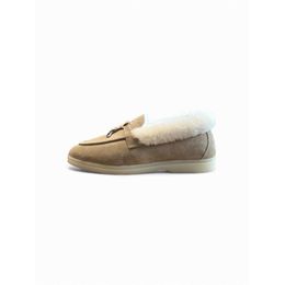 Begoria Slippers 'Suede' female Beige size 41