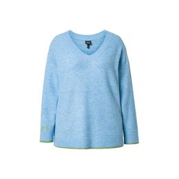 Ulla Popken Sweater female Blue size 62-64