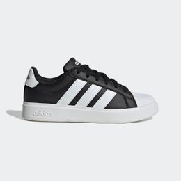M&auml;dchen Sneaker "STREETTALK", adidas Sportswear, Gr. 36core schwarz, ftwr wei&szlig;, ftwr wei&szlig;, Synthetik, Schuhe, inspiriert vom Design des adidas