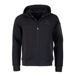 Top Gun Zip-Up Hoodie male Black size 4XL