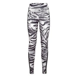 Plein Sport Sporthose 'Tiger' Damen Gr&ouml;&szlig;e 5XL grau / schwarz / wei&szlig;