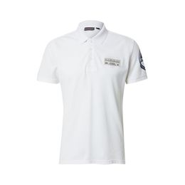 Napapijri Poloshirt 'E-AMUNDSE' Herren Gr&ouml;&szlig;e L hellbeige / navy / grau / wei&szlig;